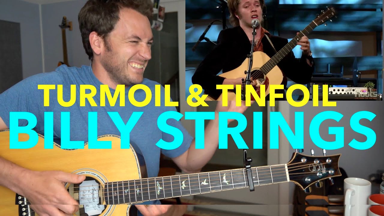 REACTS: BILLY STRINGS "Turmoil And Tinfoil" LIVE | Guitar Gate