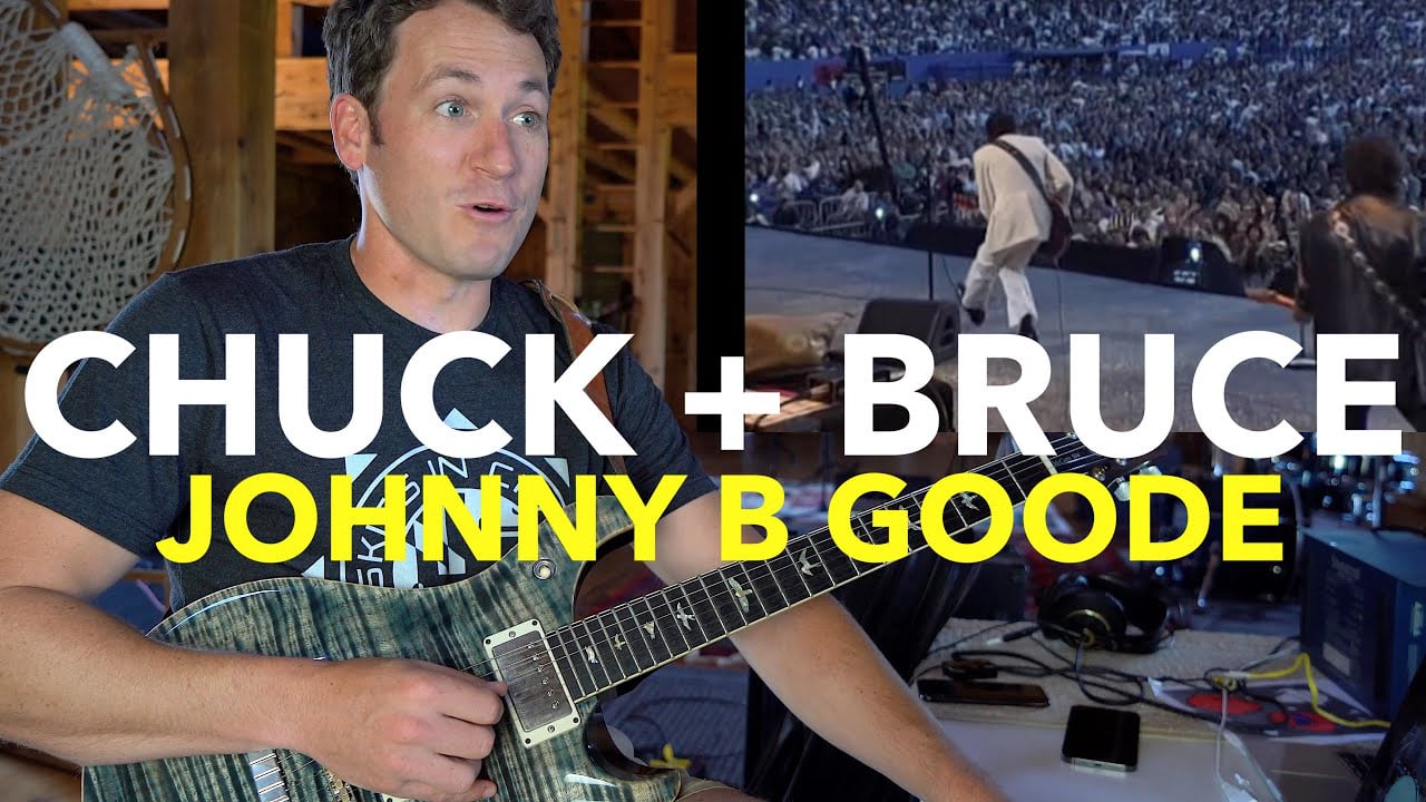 Reacts Chuck Berry With Bruce Springsteen The E Street Band Johnny