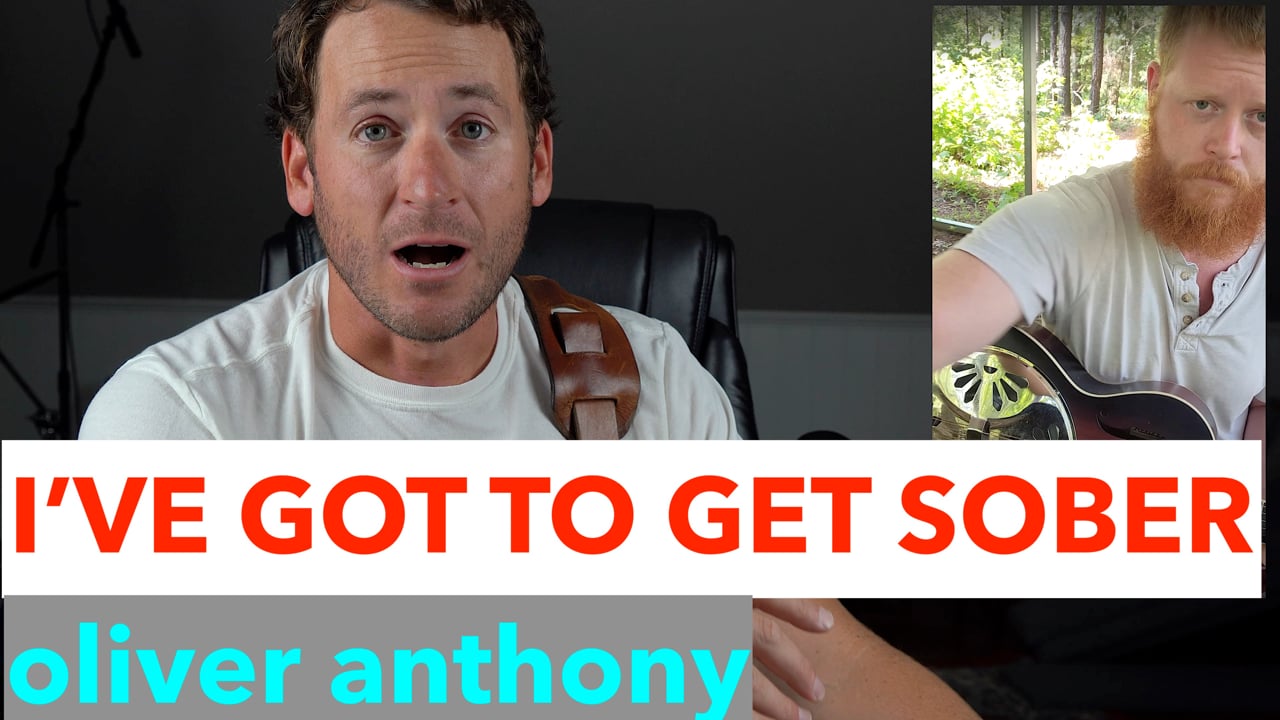 Reacts Ive Got To Get Sober Oliver Anthony Guitargate